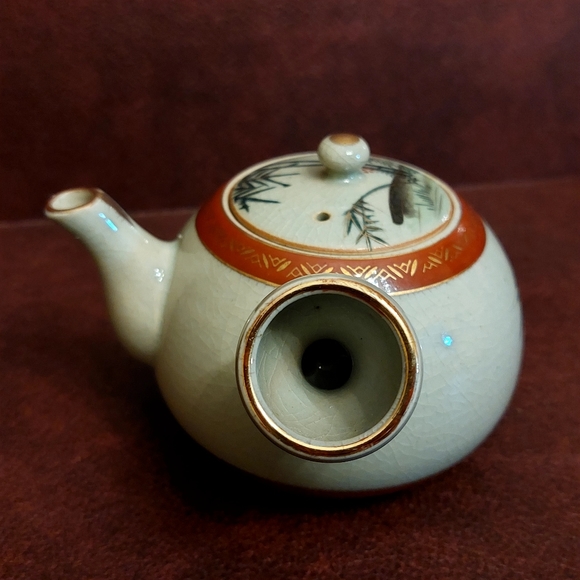 Kutani | Other | Vintage Kutani Marked Japanese Kyusu Side Handle ...